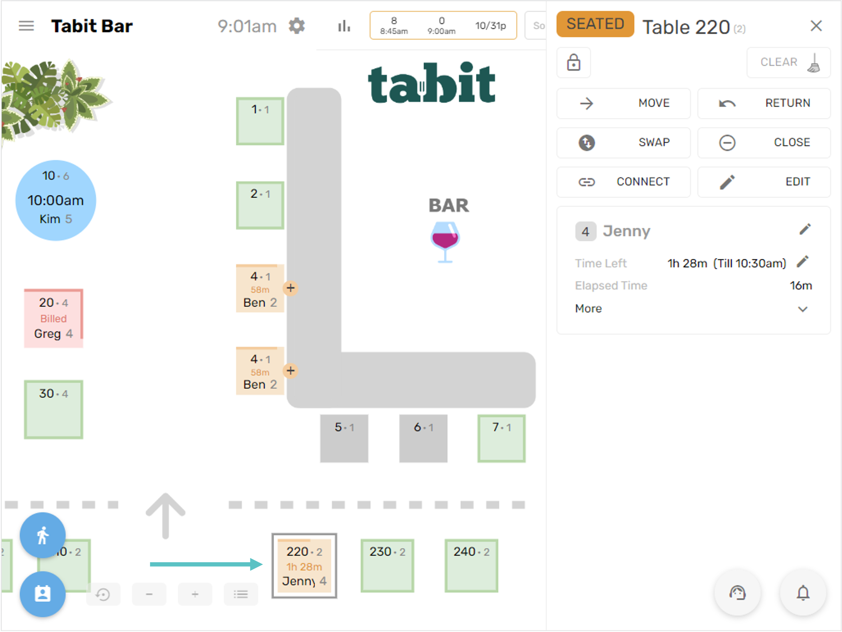 How to Connect Tables in Tabit Guest